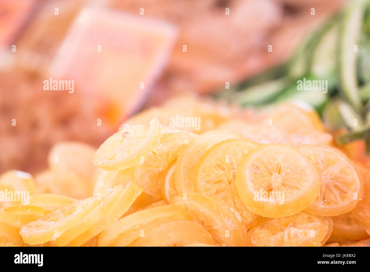 Vibrant and multi colored mixed sweets in a street market Stock Photo ...