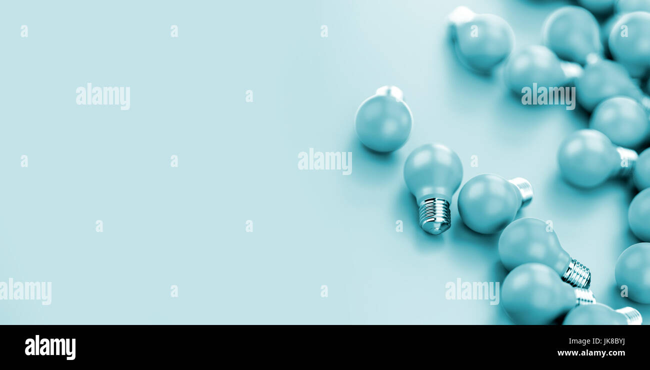 Infinite bulbs background, 3d rendering Stock Photo - Alamy