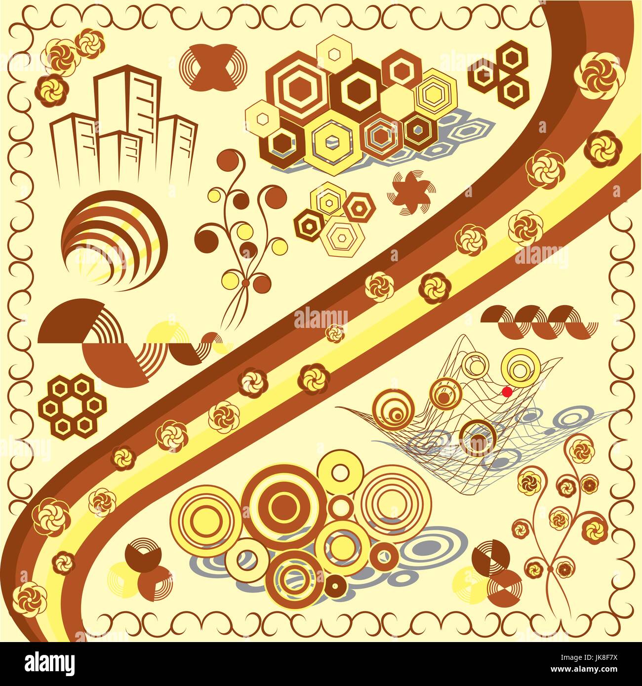 Set of Design elements Stock Vector Image & Art - Alamy
