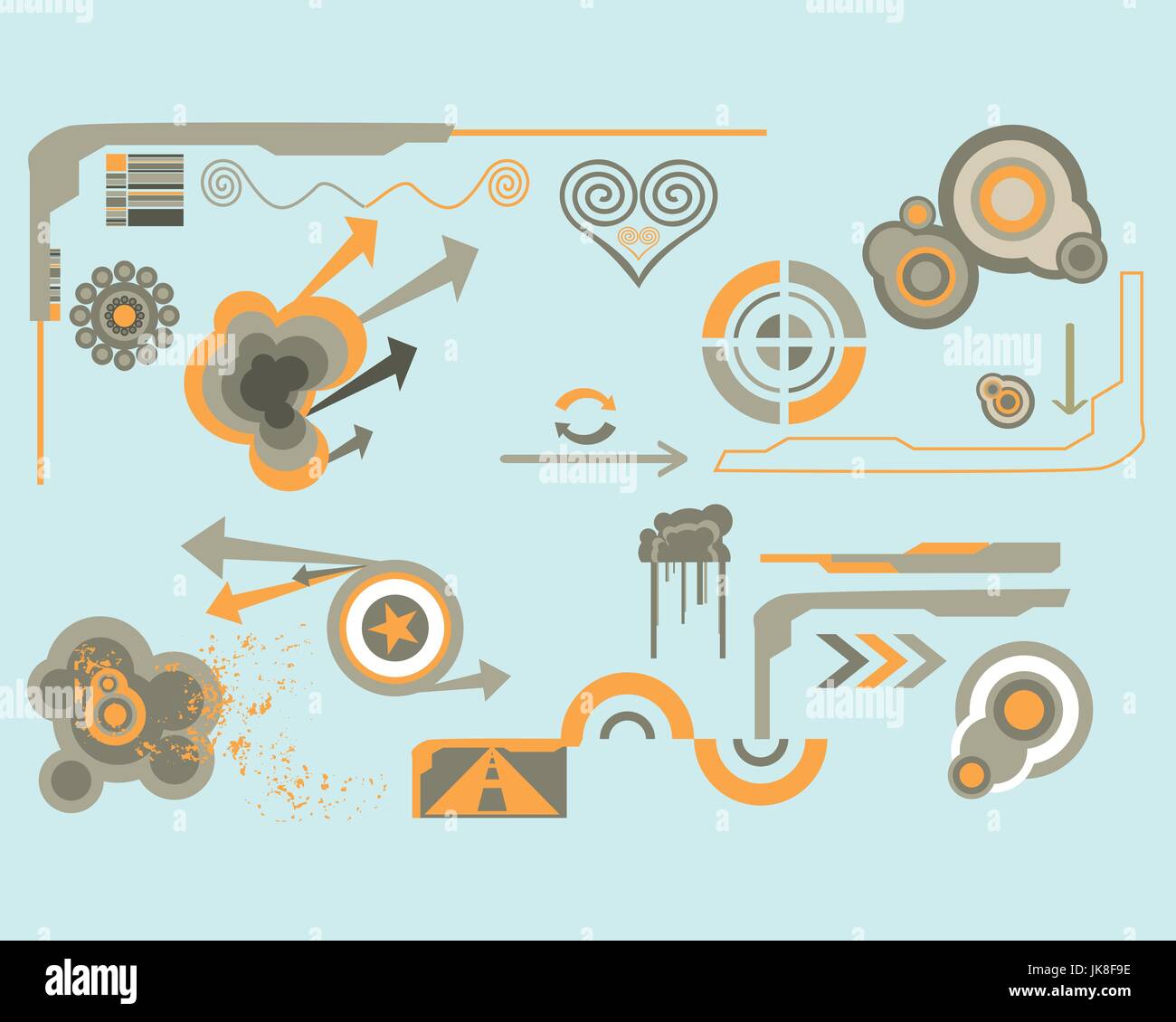 Set of Design elements Stock Vector Image & Art - Alamy