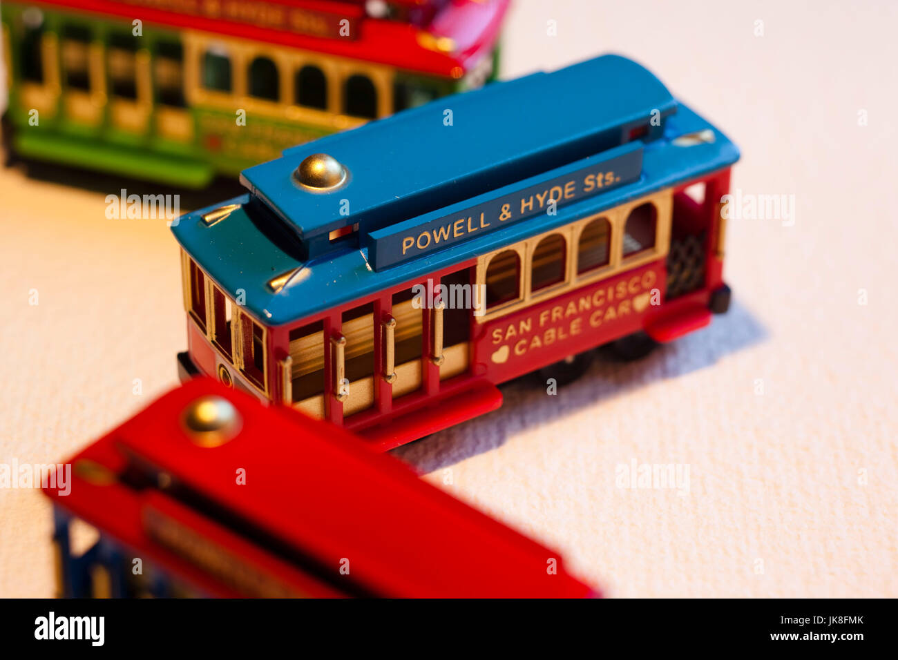 Miniature san francisco cable car toys hi-res stock photography and ...