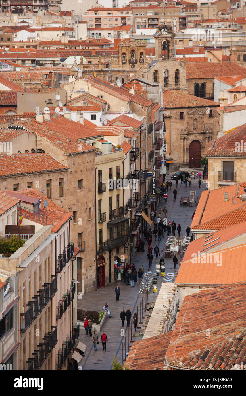 Elevated view of the rua mayor hi-res stock photography and images - Alamy
