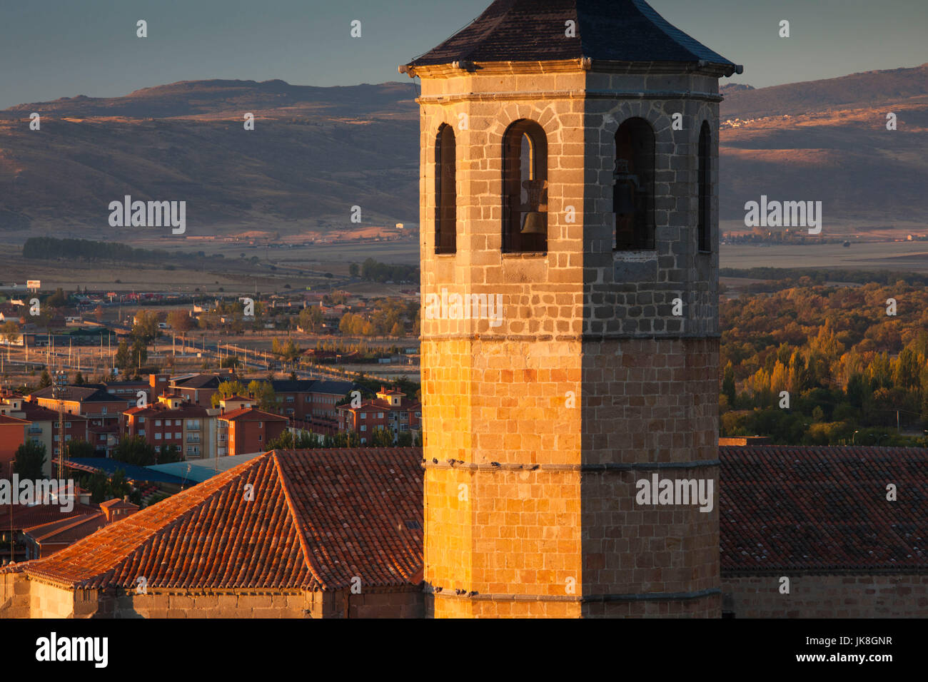 Spain, Castilla y Leon Region, Avila Province, Avila, morning light on ...