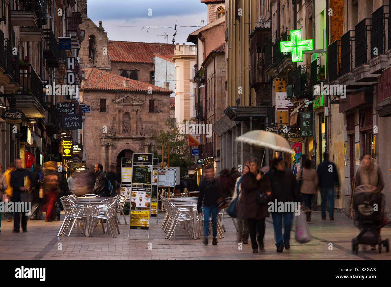 Pedestrians on the rua mayor hi-res stock photography and images - Alamy