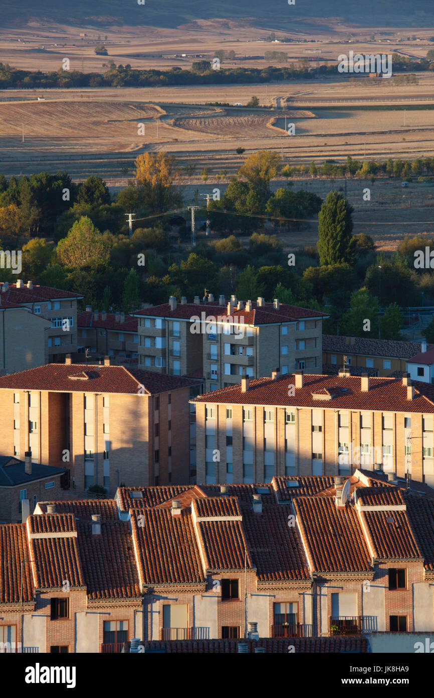 Spain, Castilla y Leon Region, Avila Province, Avila, elevated view of ...
