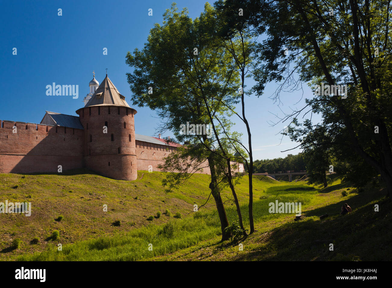 Outer walls of the novgorod kremlin hi-res stock photography and images ...