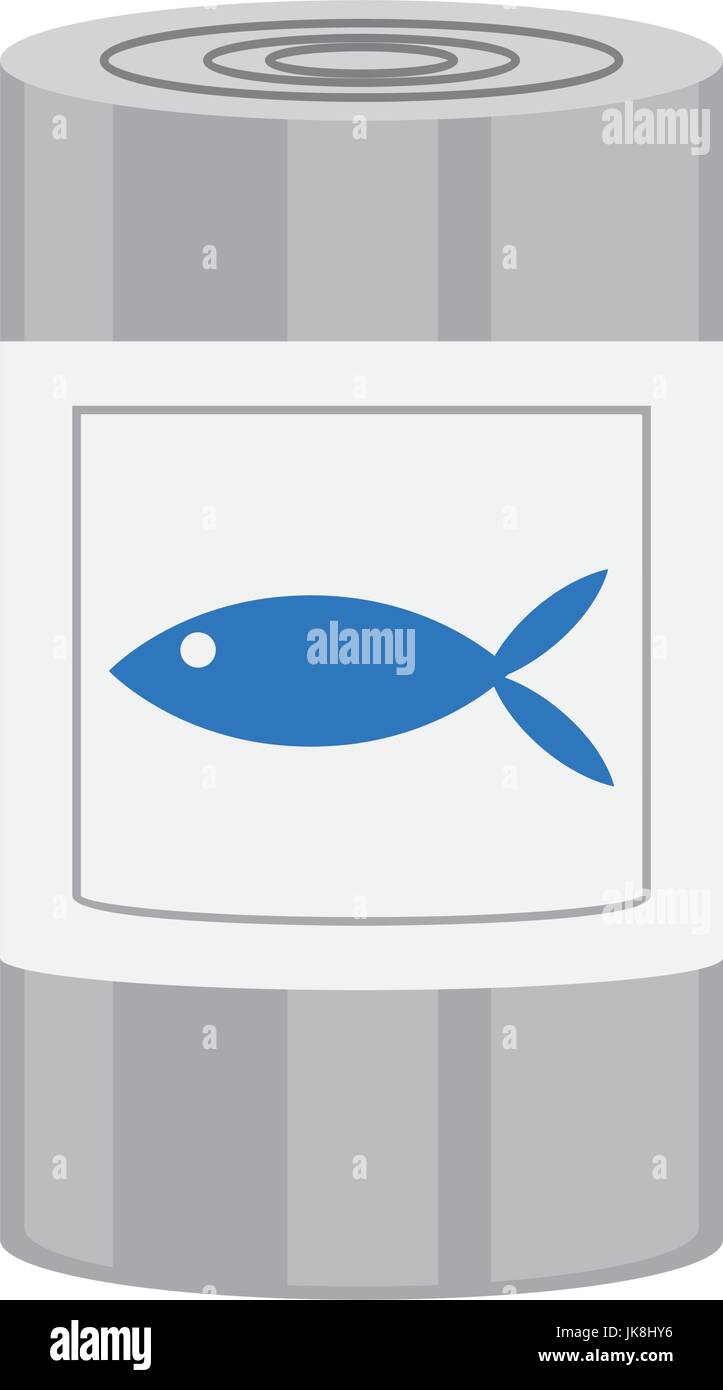 Tinned fish can Stock Vector Images - Alamy