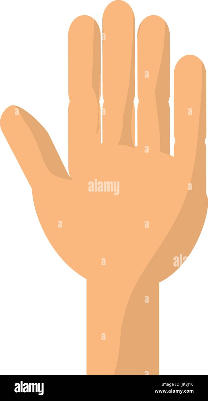 Human hand symbol Stock Vector Image & Art - Alamy
