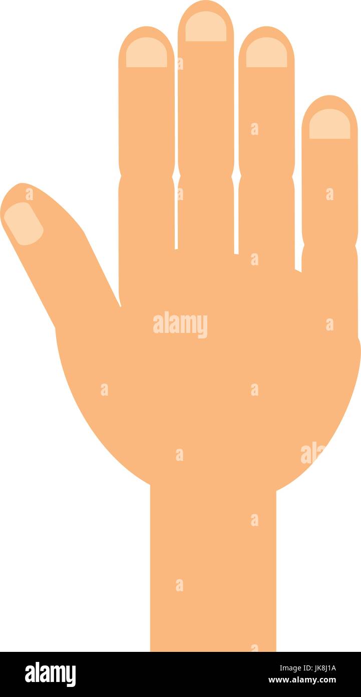 Human hand symbol Stock Vector Image & Art - Alamy