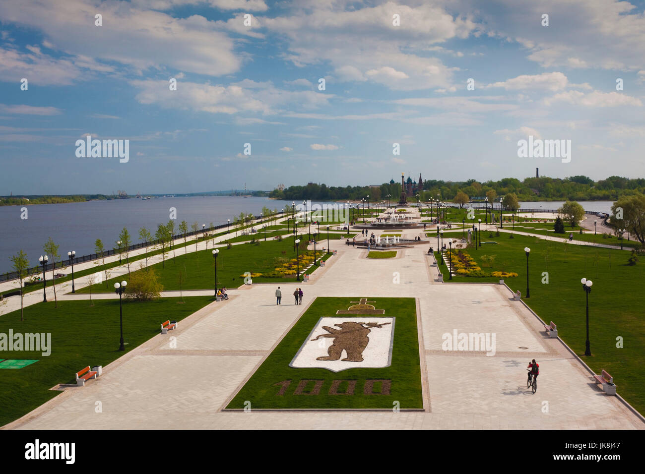 Russia, Yaroslavl Oblast, Golden Ring, Yaroslavl, Volga Riverfront, The ...