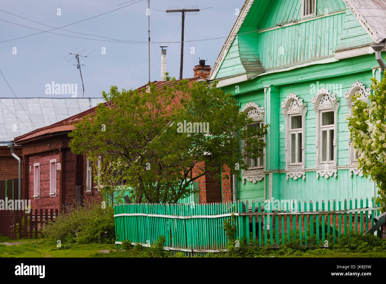 Traditional russian buildings hi-res stock photography and images - Alamy