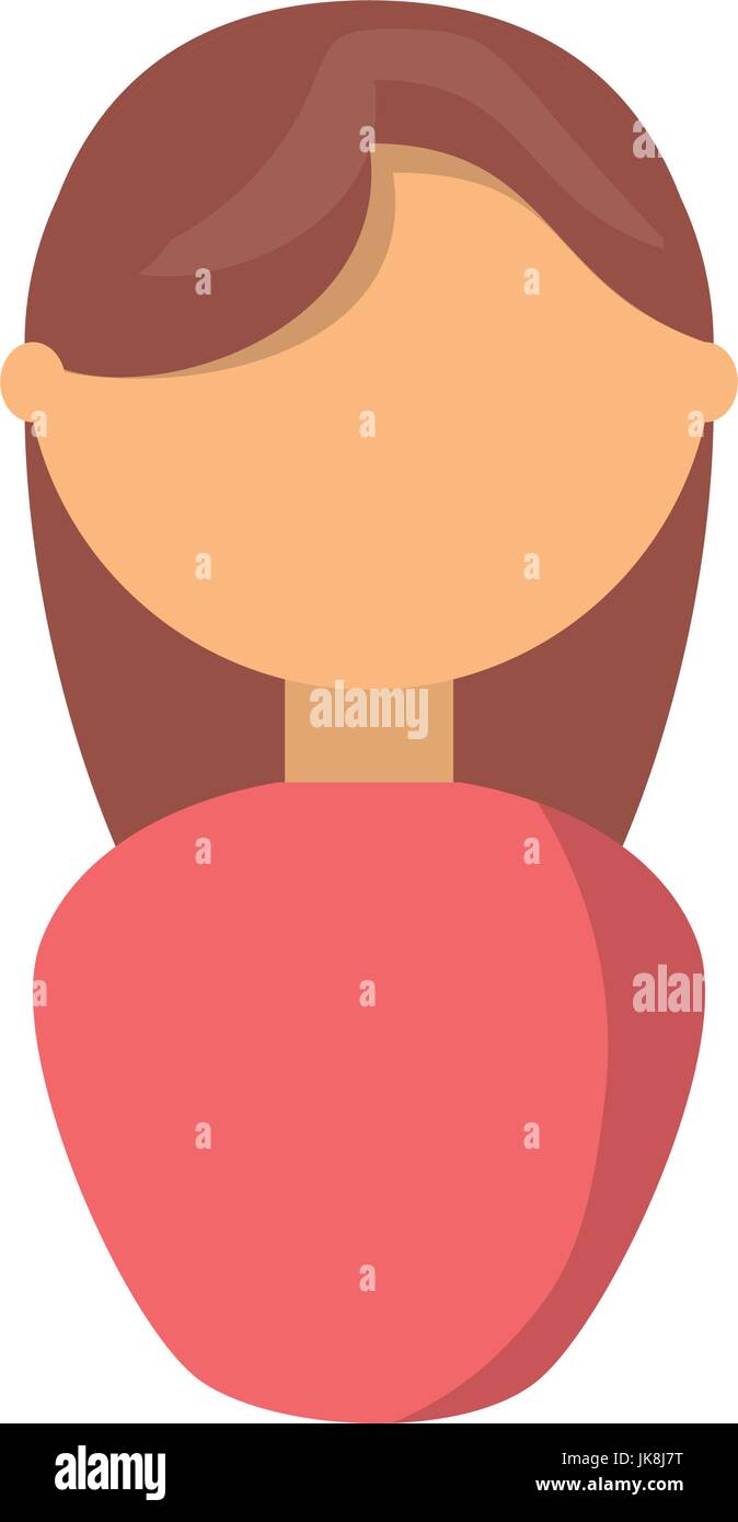 Young woman faceless cartoon Stock Vector Image & Art - Alamy