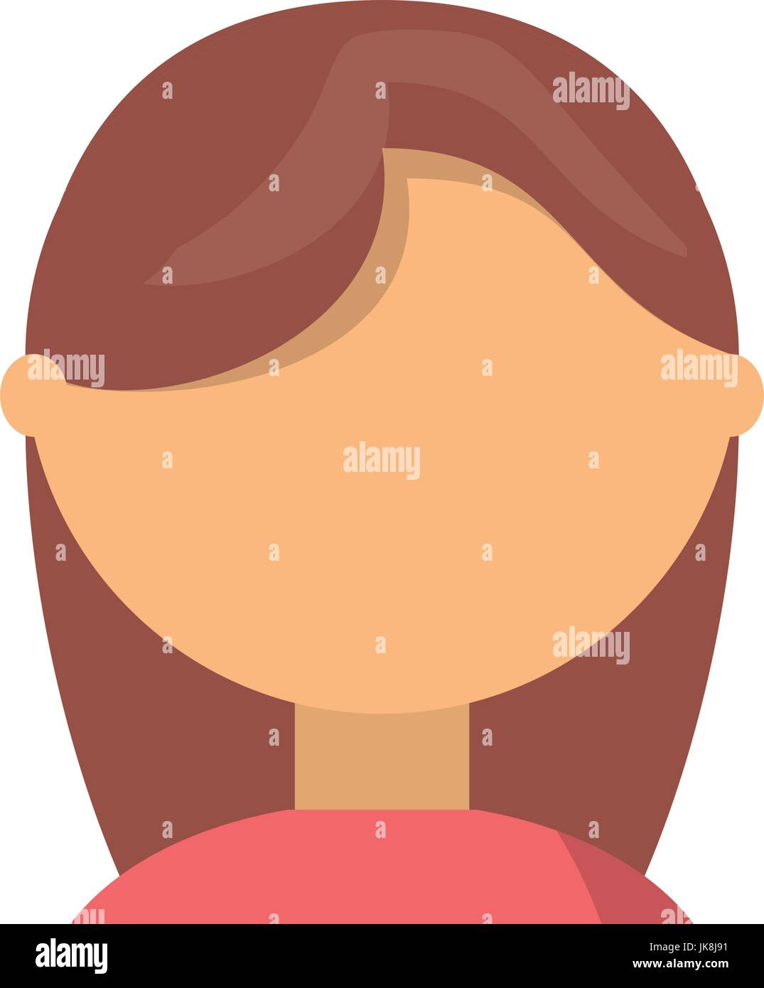 Young woman faceless cartoon Stock Vector Image & Art - Alamy