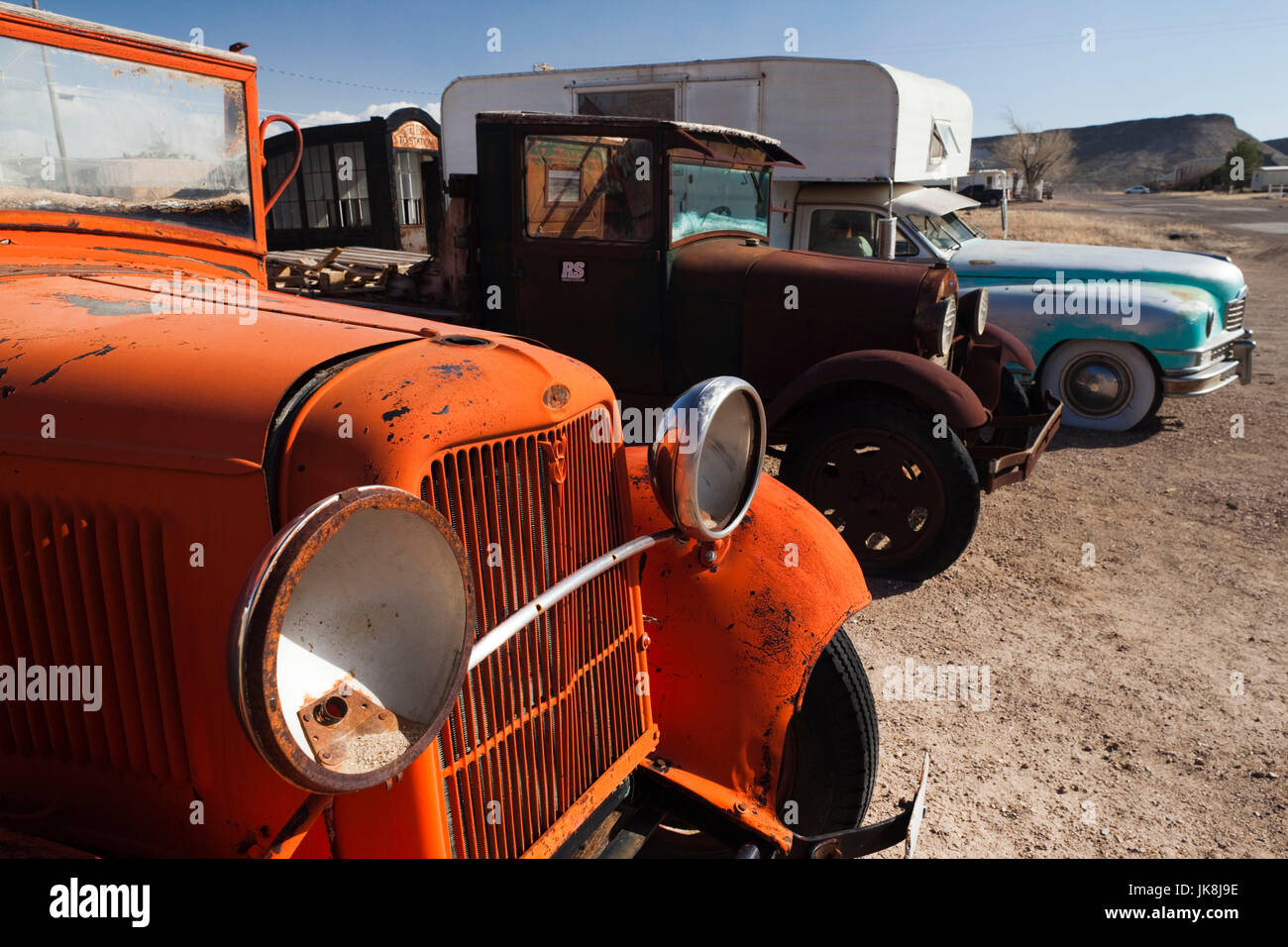 USA, Nevada, Great Basin, Goldfield, old car Stock Photo - Alamy