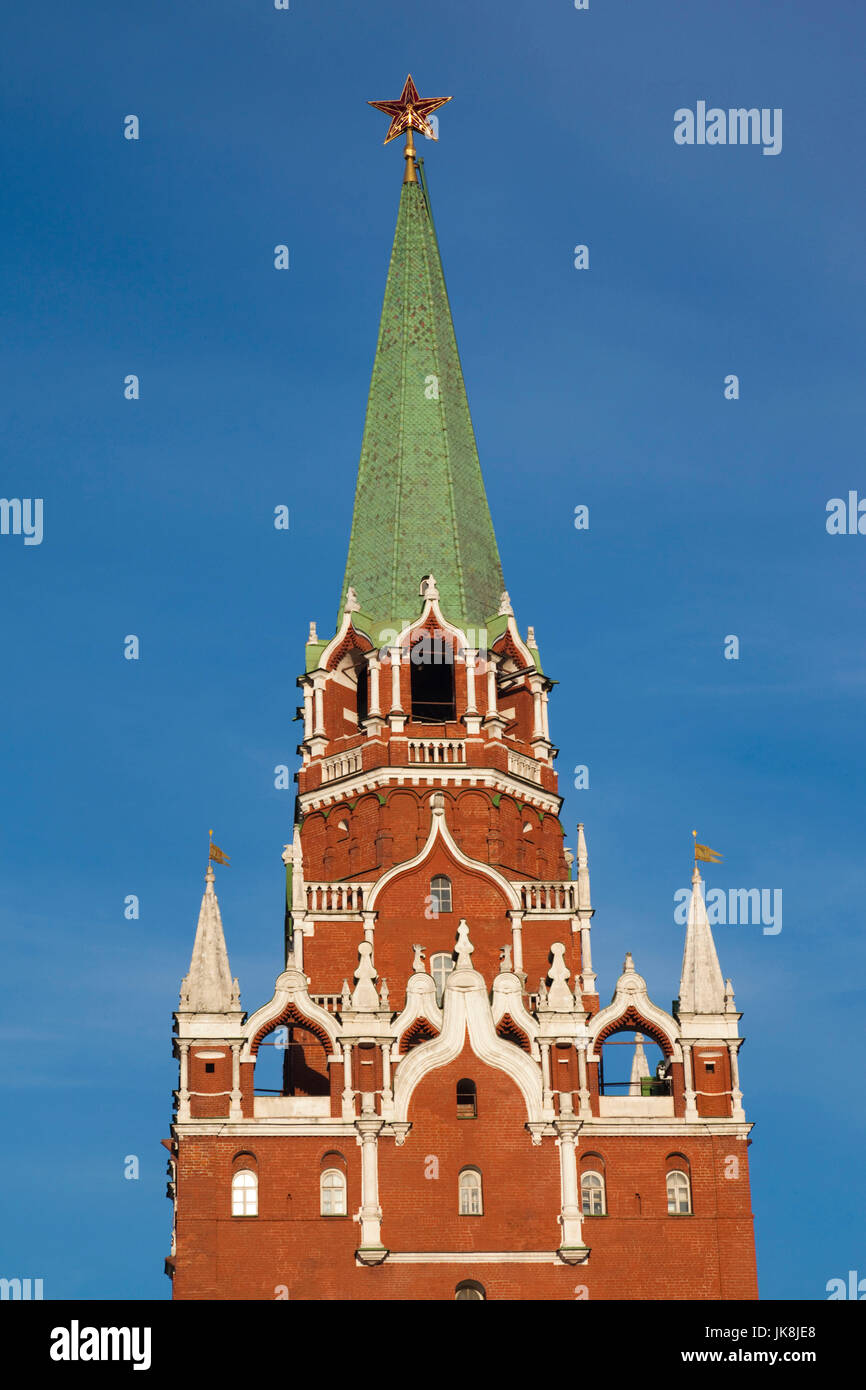 Russia, Moscow Oblast, Moscow, Kremlin, Trinity Gate Tower Stock Photo ...