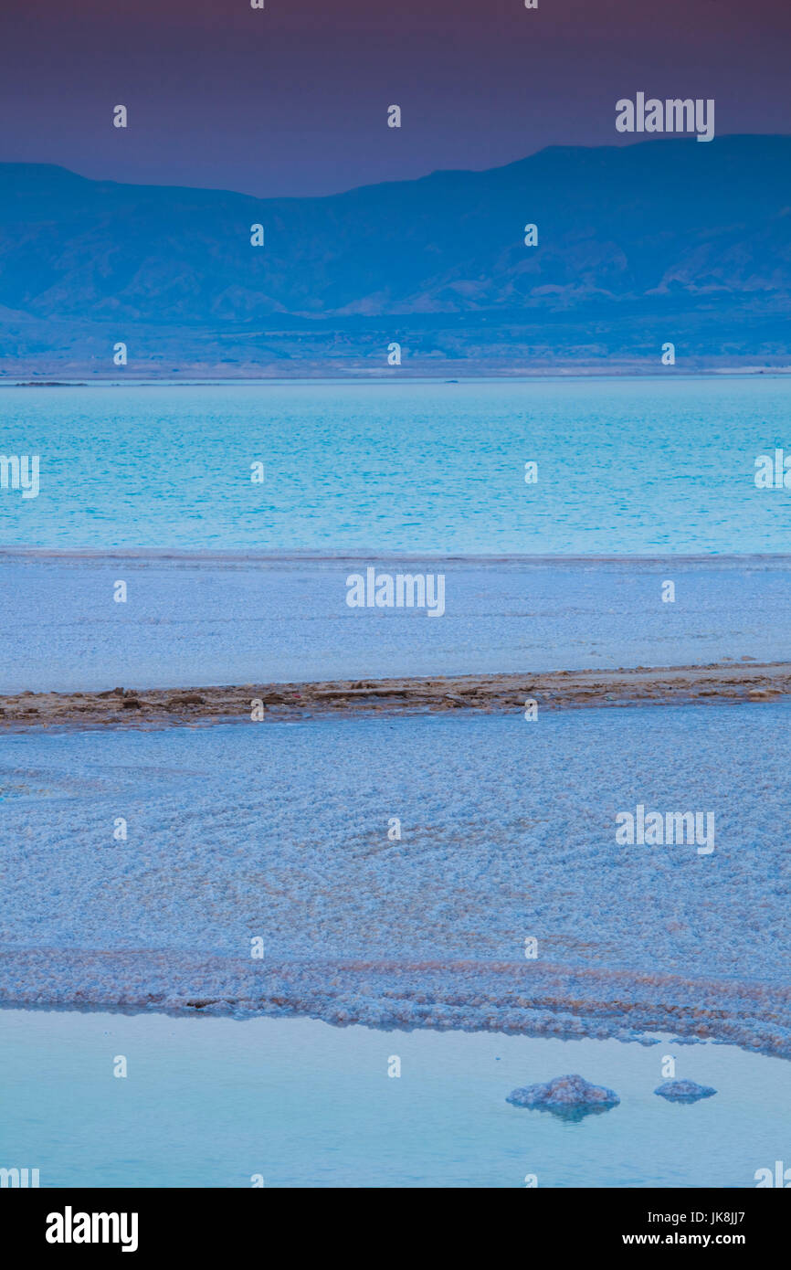Israel, Dead Sea, Ein Bokek, Dead Sea, dusk Stock Photo - Alamy