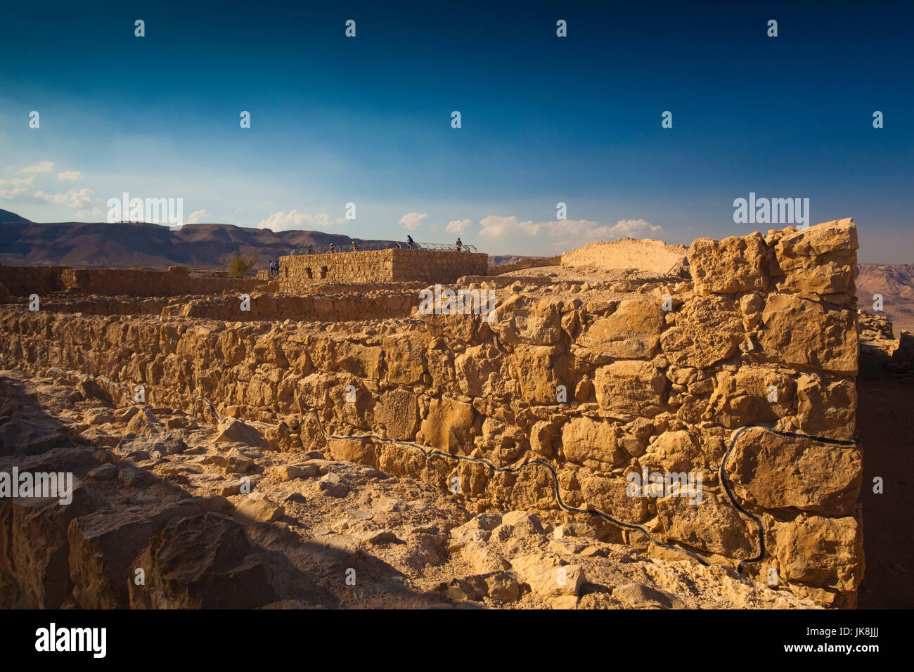 Israel, Dead Sea, Masada, ruins at the Masada plateau Stock Photo - Alamy