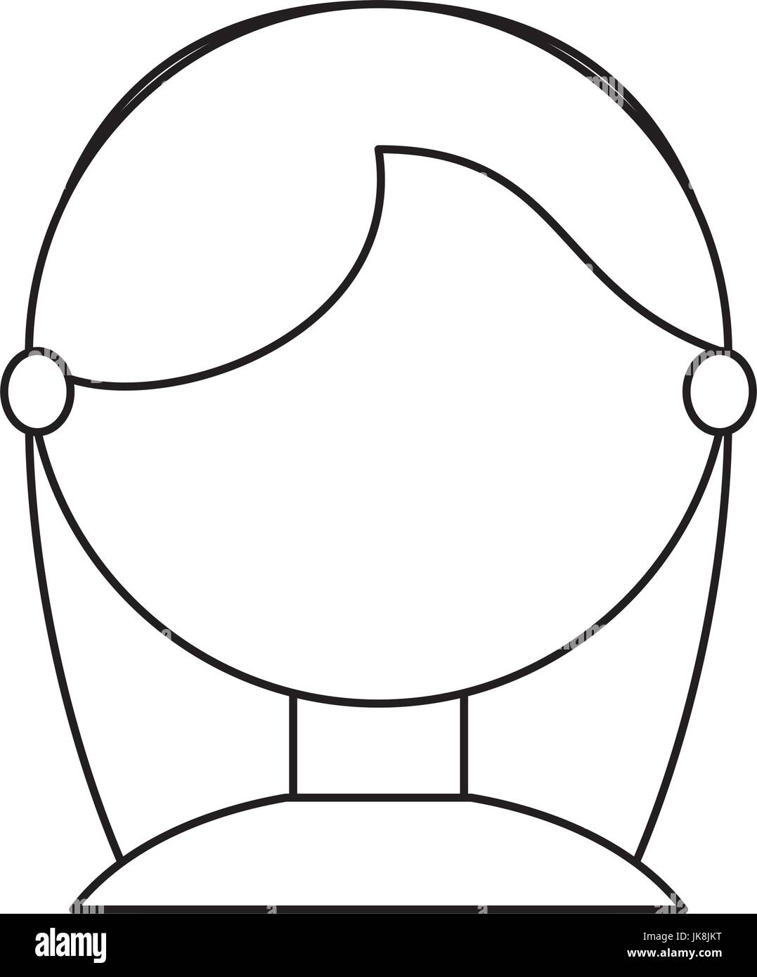 Young woman faceless cartoon Stock Vector Image & Art - Alamy