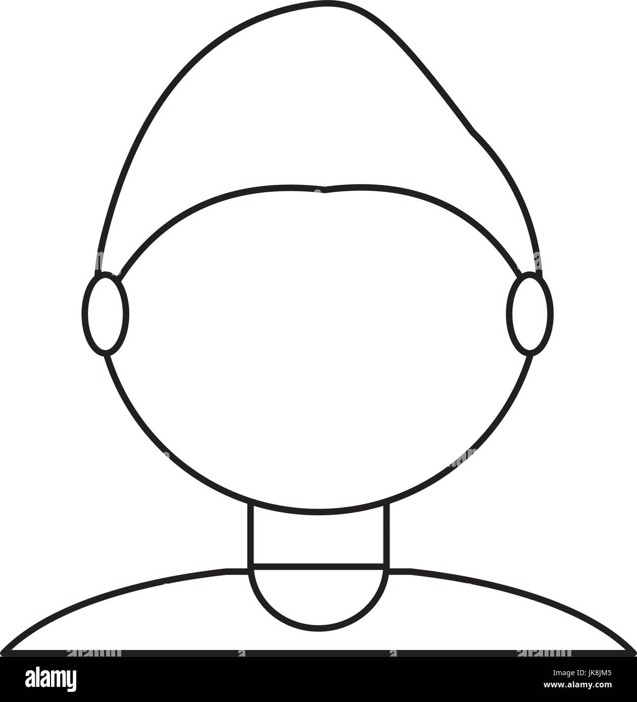 Young man faceless avatar Stock Vector Image & Art - Alamy