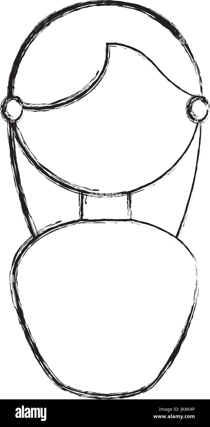 Young woman faceless cartoon Stock Vector Image & Art - Alamy