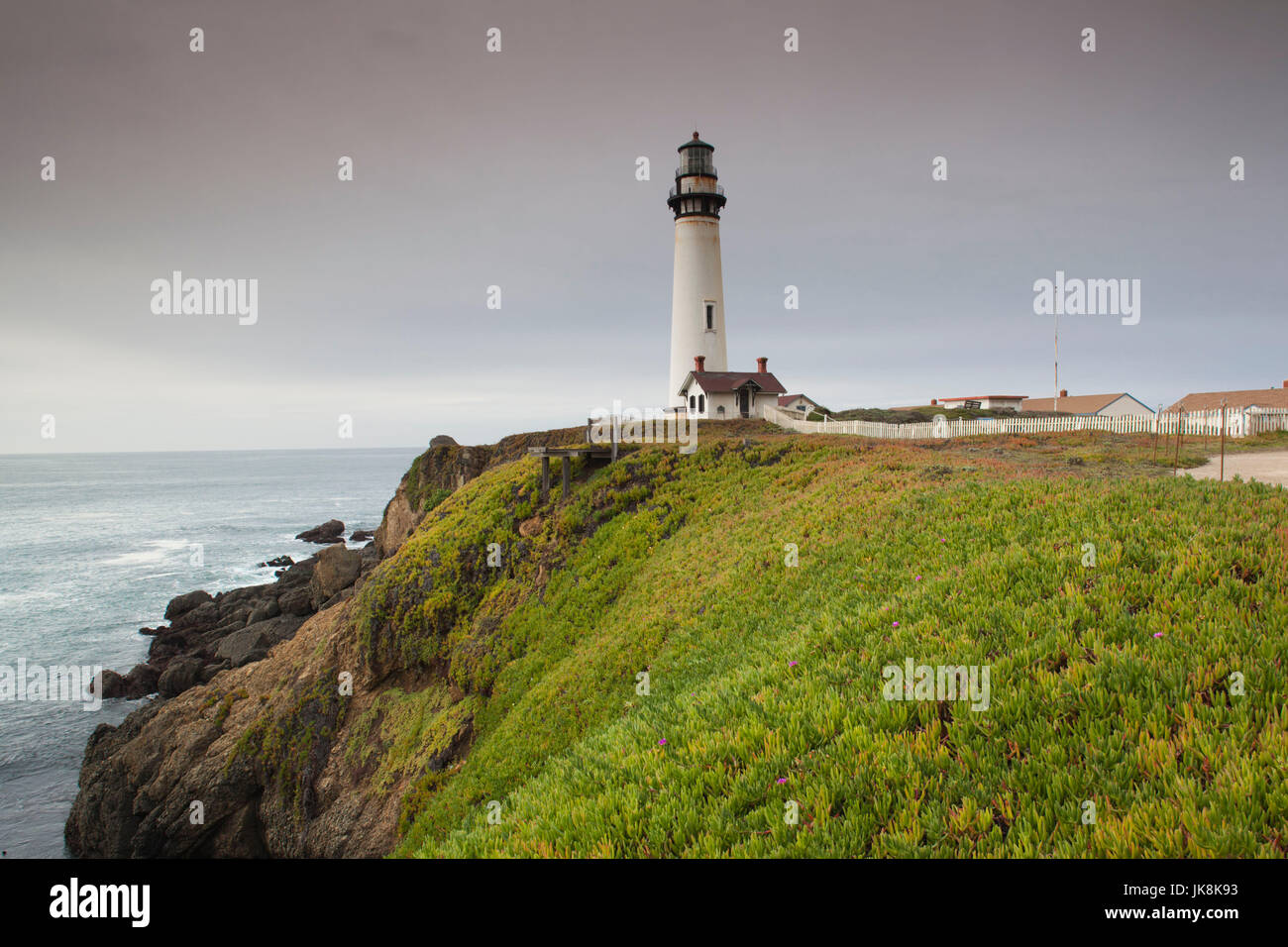 USA, California, Central Coast, Pigeon Point, Pigeon Point Lighthouse ...
