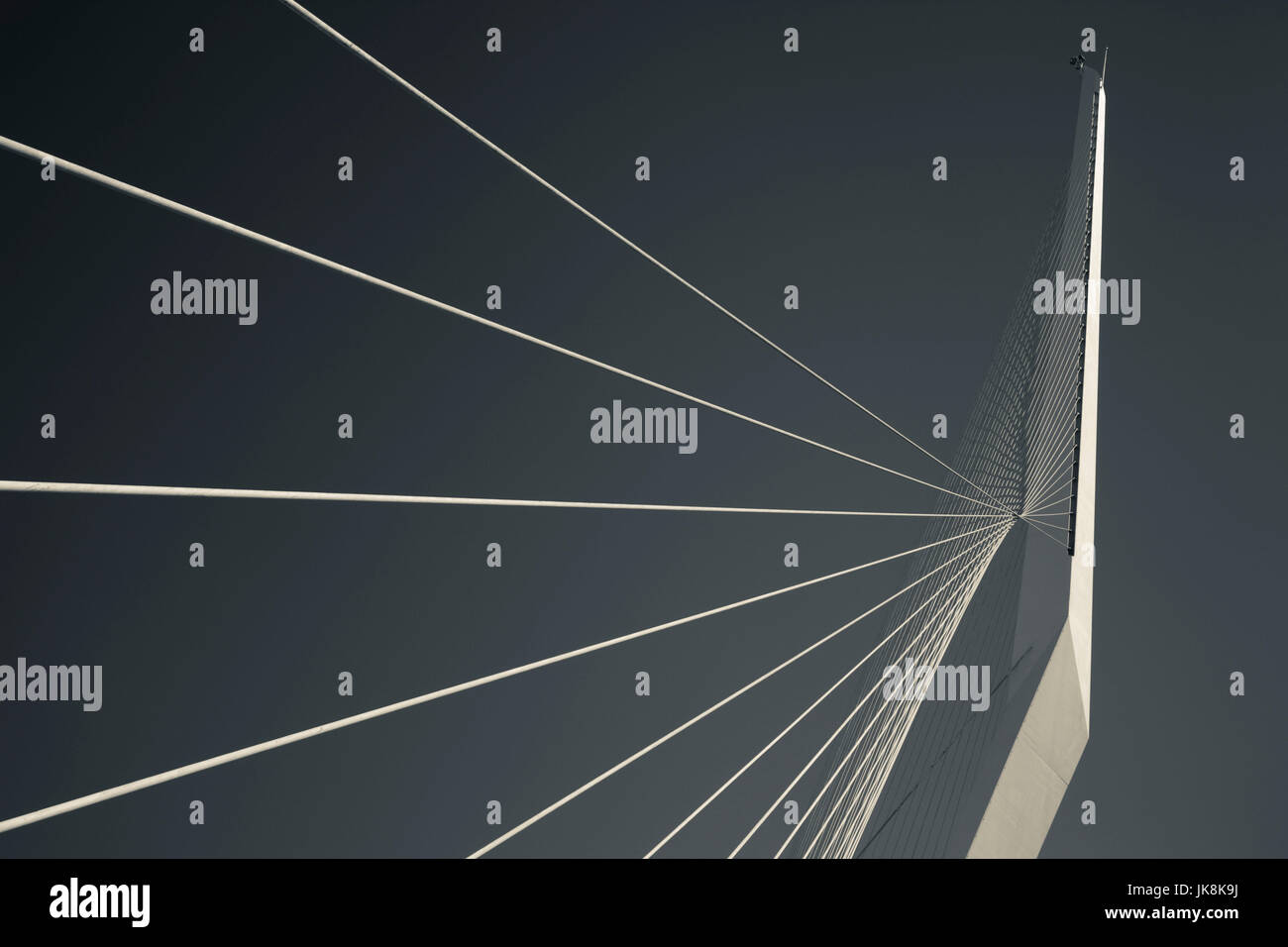 Israel, Jerusalem, Jerusalem Chords Bridge, designed by Santiago ...