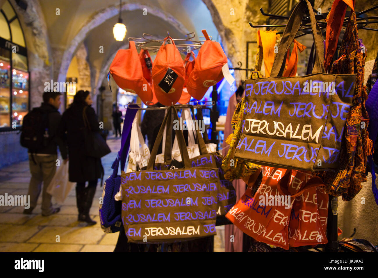 Israel, Jerusalem, Old City, Jewish Quarter Marketplace, NR Stock Photo ...