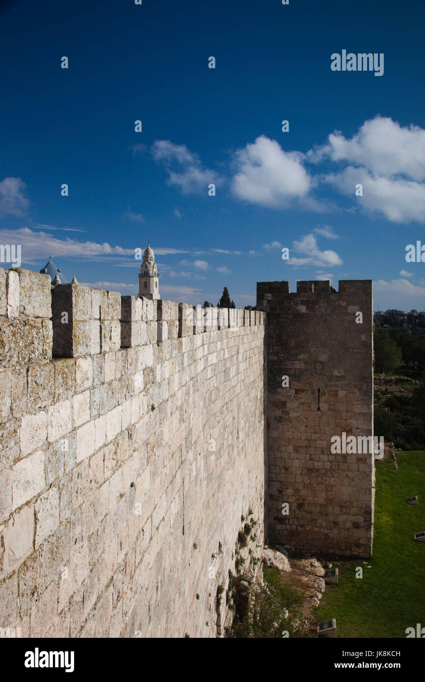 Old city ramparts jerusalem jerusalem hi-res stock photography and ...