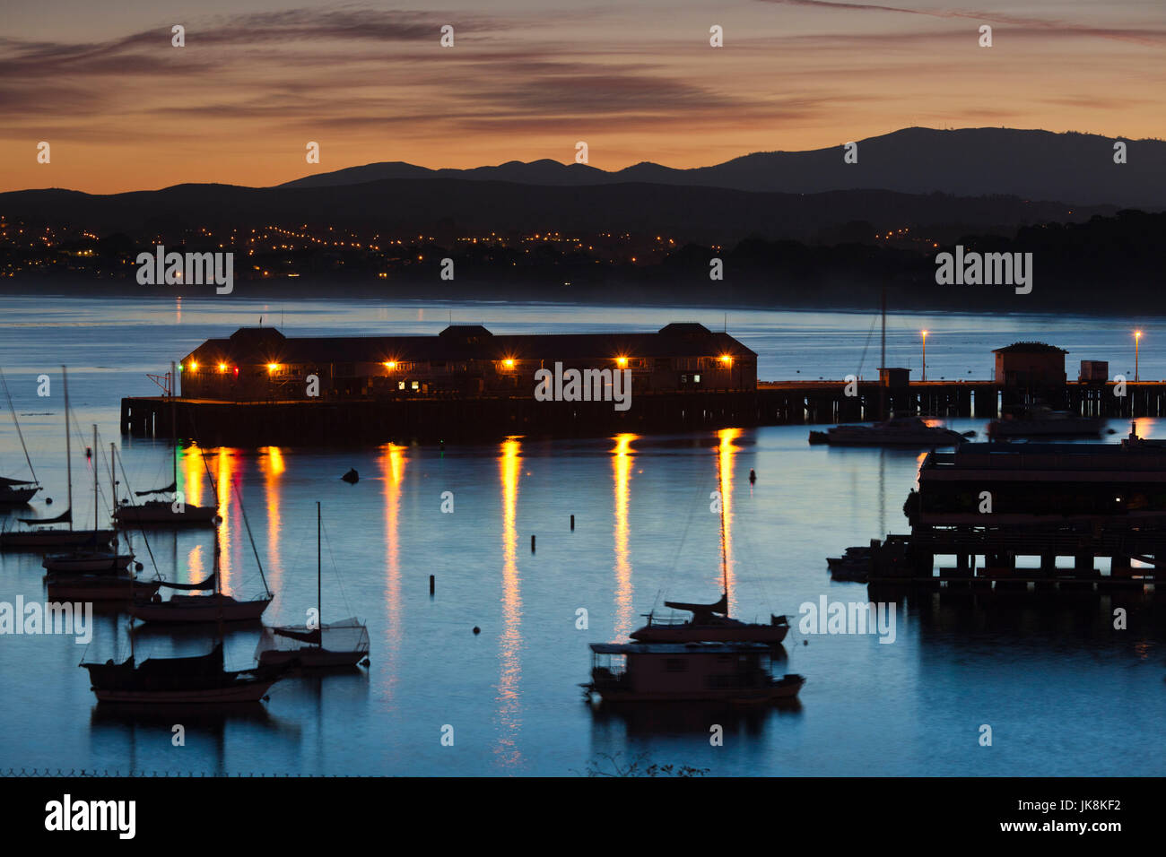 Monterey bay with town view hi-res stock photography and images - Alamy