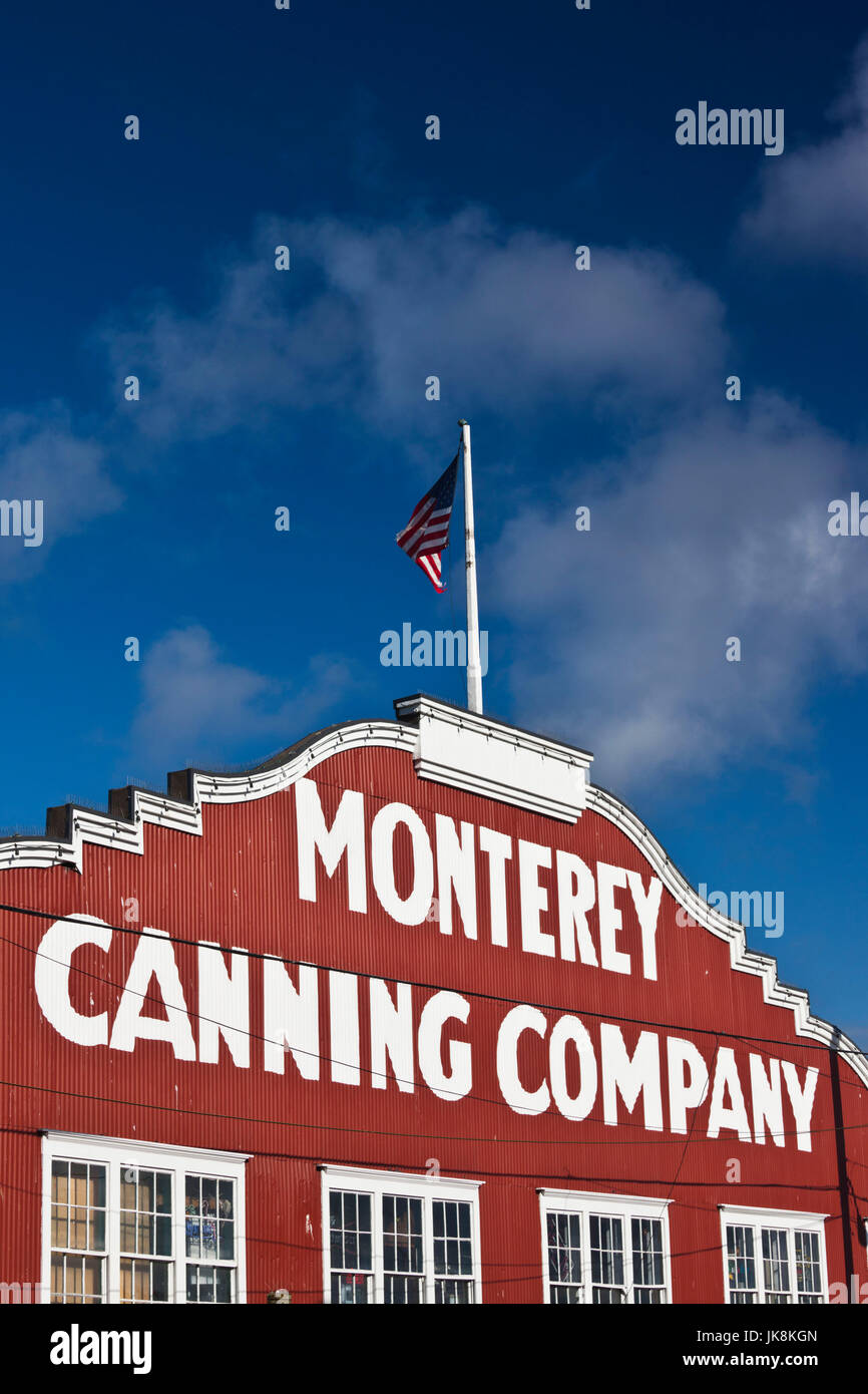 USA, California, Central Coast, Monterey, Cannery Row area, morning ...