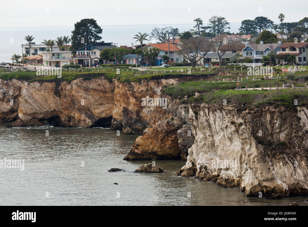 USA, California, Southern California, Shell Beach, cliffs Stock Photo ...