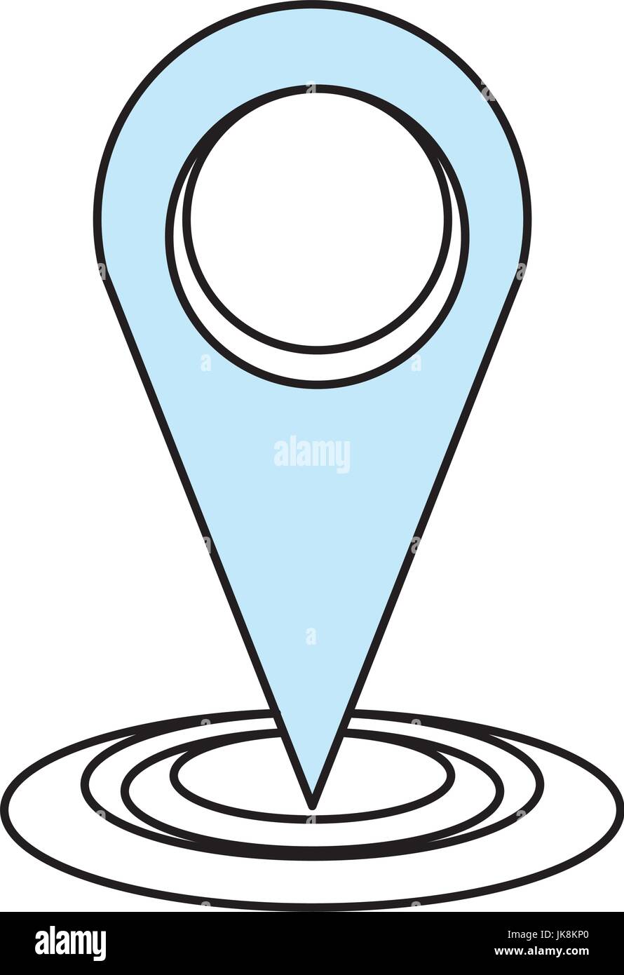 Neon location pin Stock Vector Images - Alamy