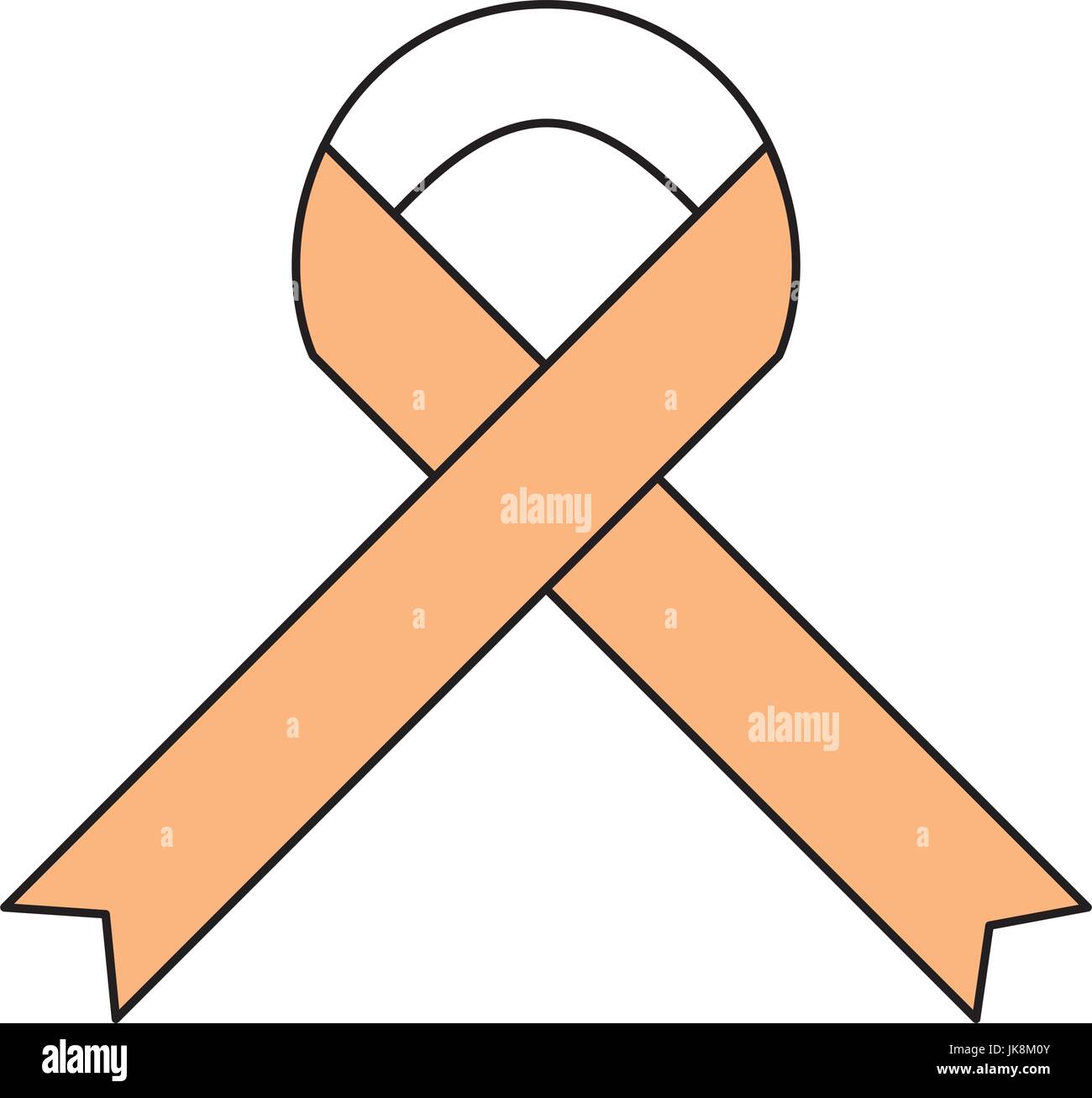 Peace ribbon symbol Stock Vector Image & Art - Alamy