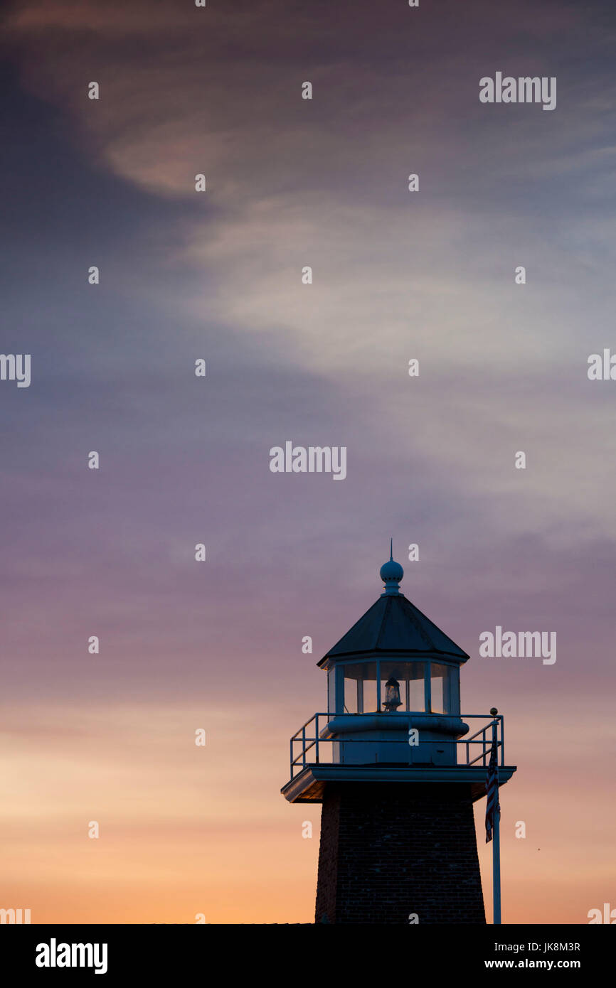 USA, California, Central Coast, Santa Cruz, Lighthouse Field State ...