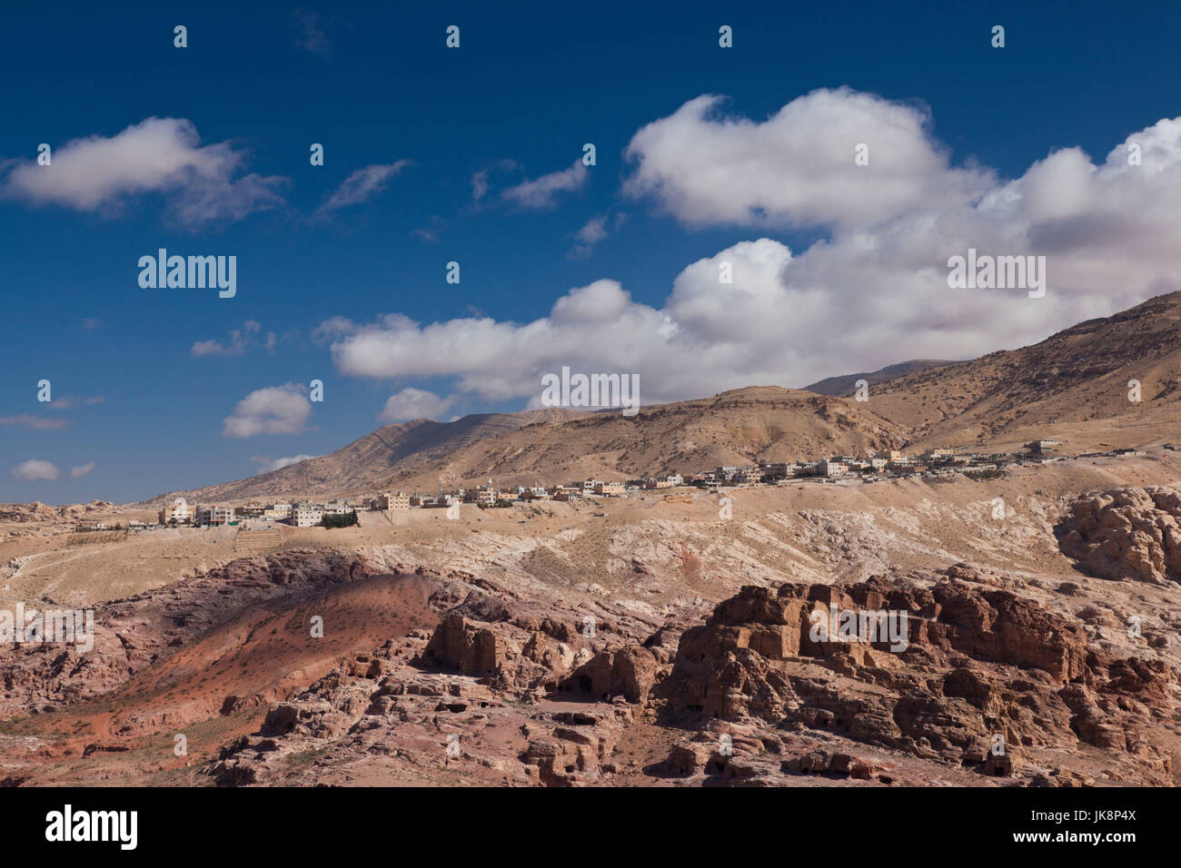 Jordan, Petra-Wadi Musa, Ancient Nabatean City of Petra, Umm Sayhoun ...