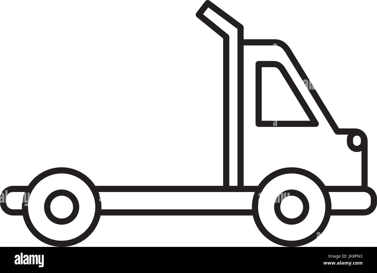 Roadside assistance evacuator truck Stock Vector Images - Alamy