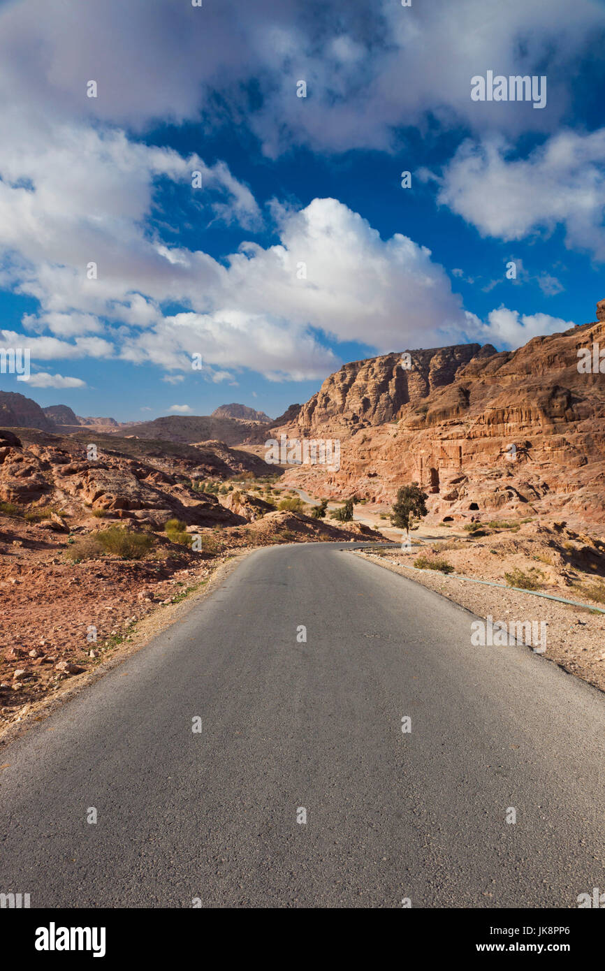 Jordan, Petra-Wadi Musa, Ancient Nabatean City of Petra, Umm Sayhoun ...