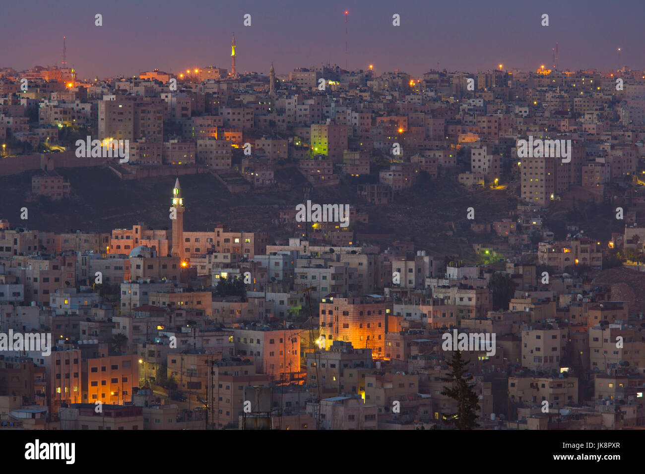 Elevated view of jebel amman High Resolution Stock Photography and ...