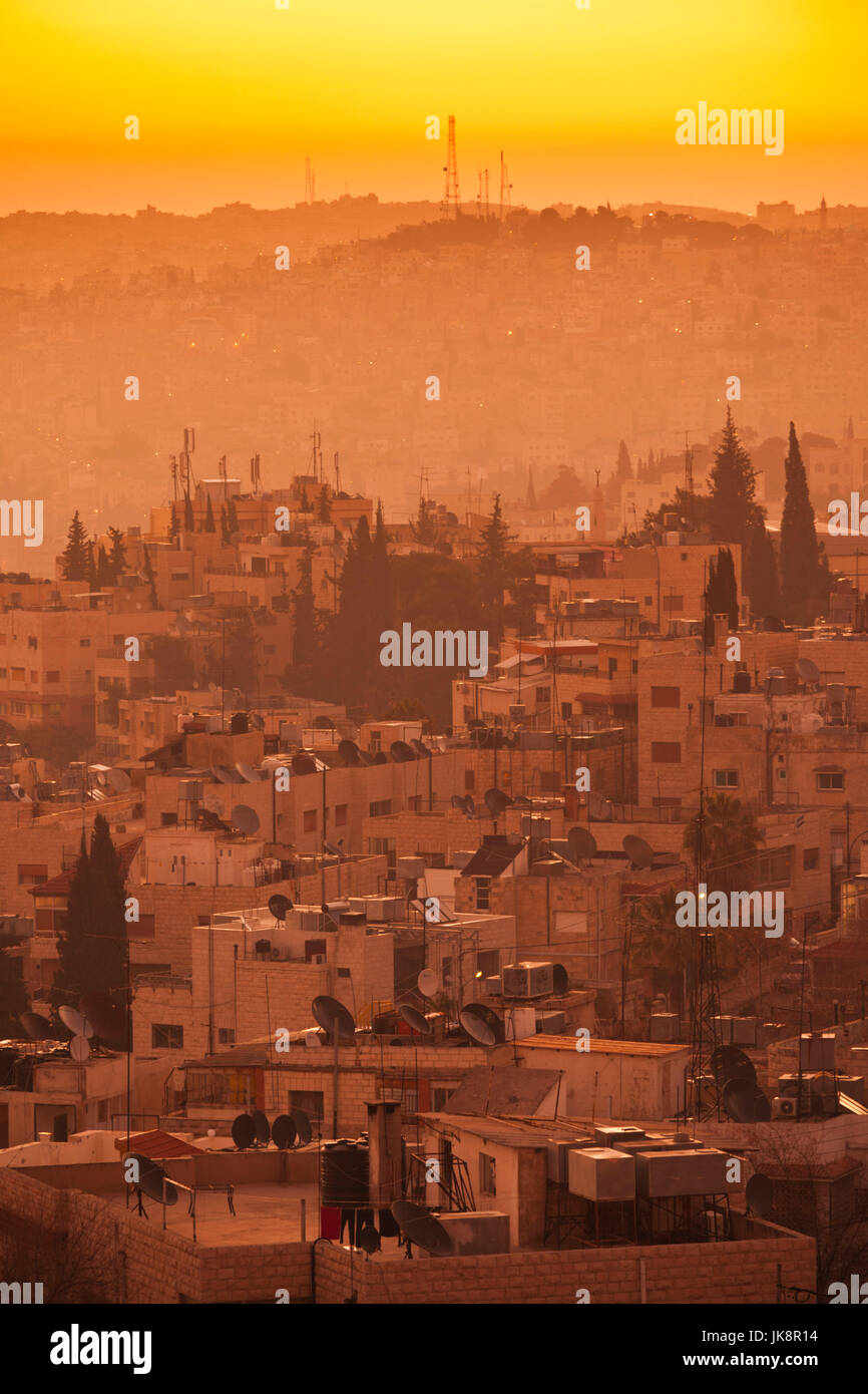 Jordan, Amman, elevated view Jebel Amman area, dawn Stock Photo - Alamy