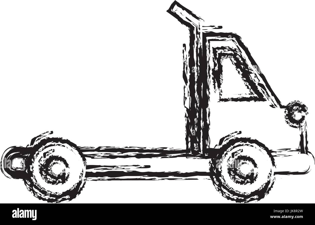 Roadside assistance evacuator truck Stock Vector Images - Alamy