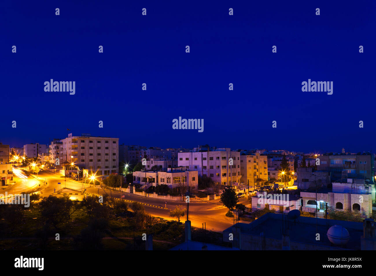 Jordan, Irbid, dawn over Irbid Plaza Stock Photo - Alamy