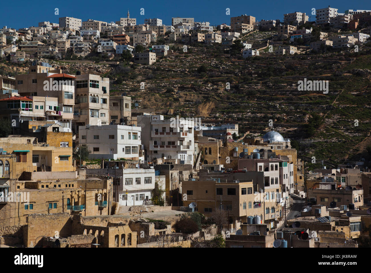 Jordan, Amman-area, Salt, Ottoman-era town, overview Stock Photo - Alamy