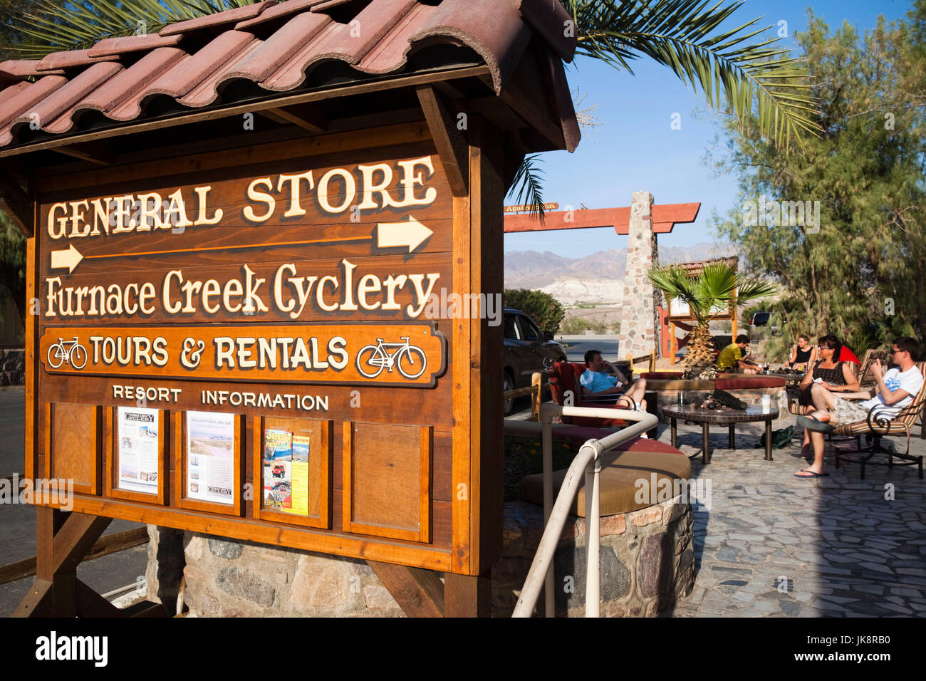 USA, California, Death Valley National Park, Furnace Creek, Furnace ...