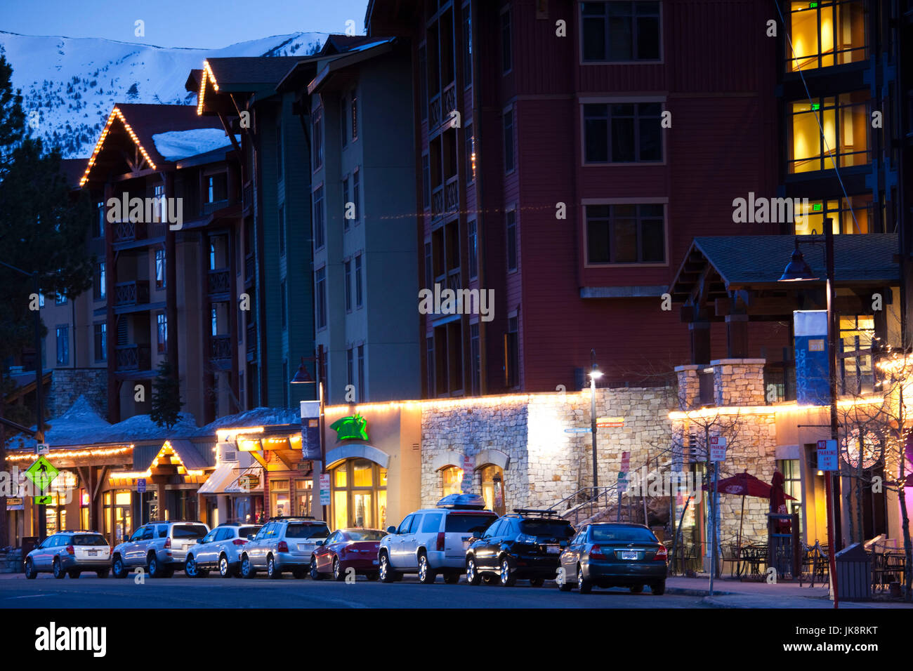 USA, California, Eastern Sierra Nevada Area, Mammoth Lakes, view of The ...