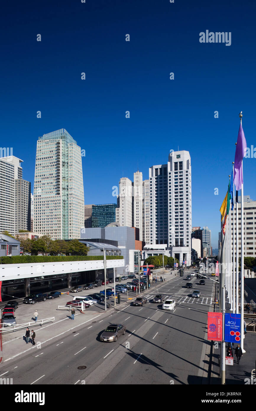 USA, California, San Francisco, SOMA, downtown buildings by the Moscone ...
