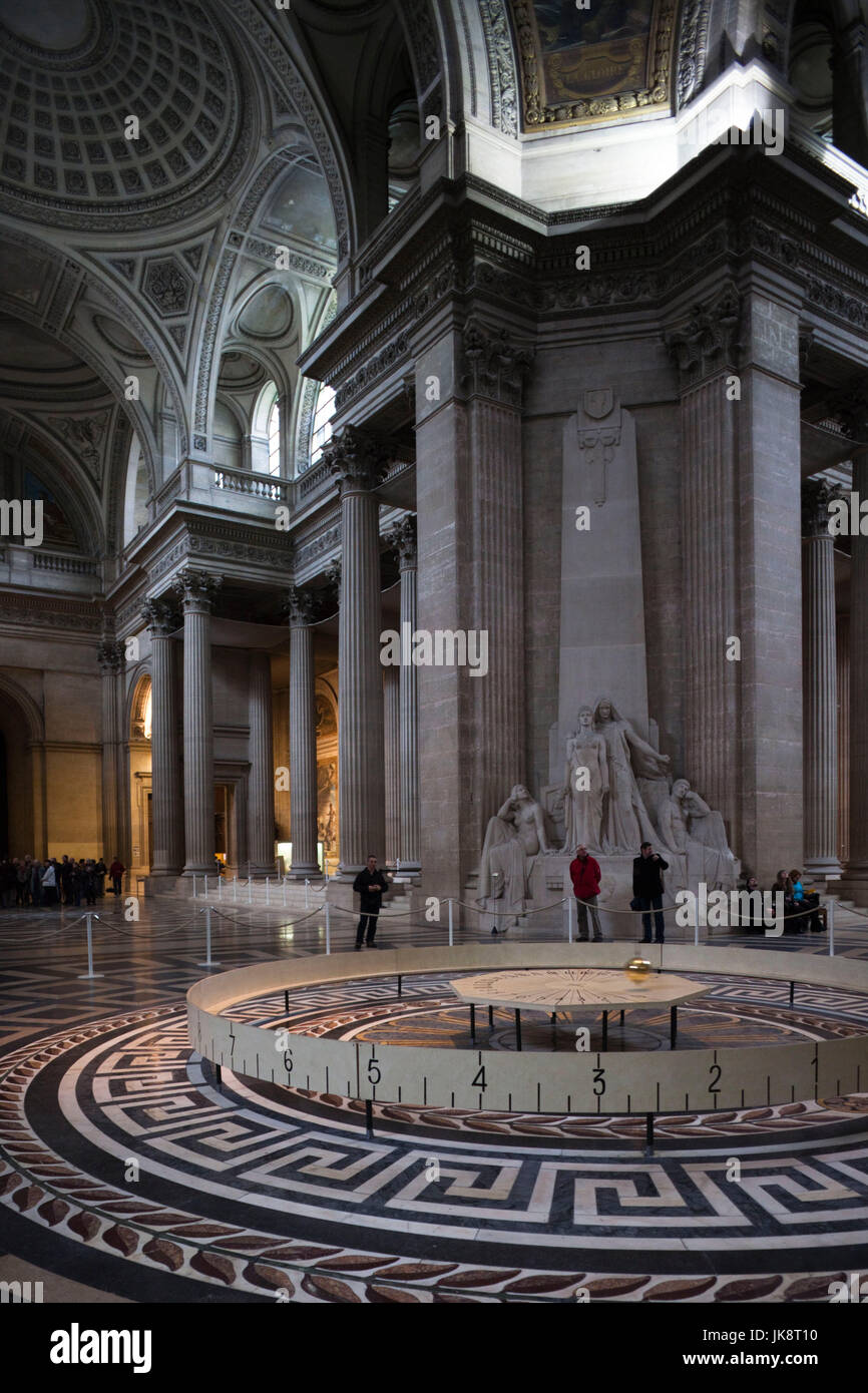 Panthéon interior paris hi-res stock photography and images - Alamy