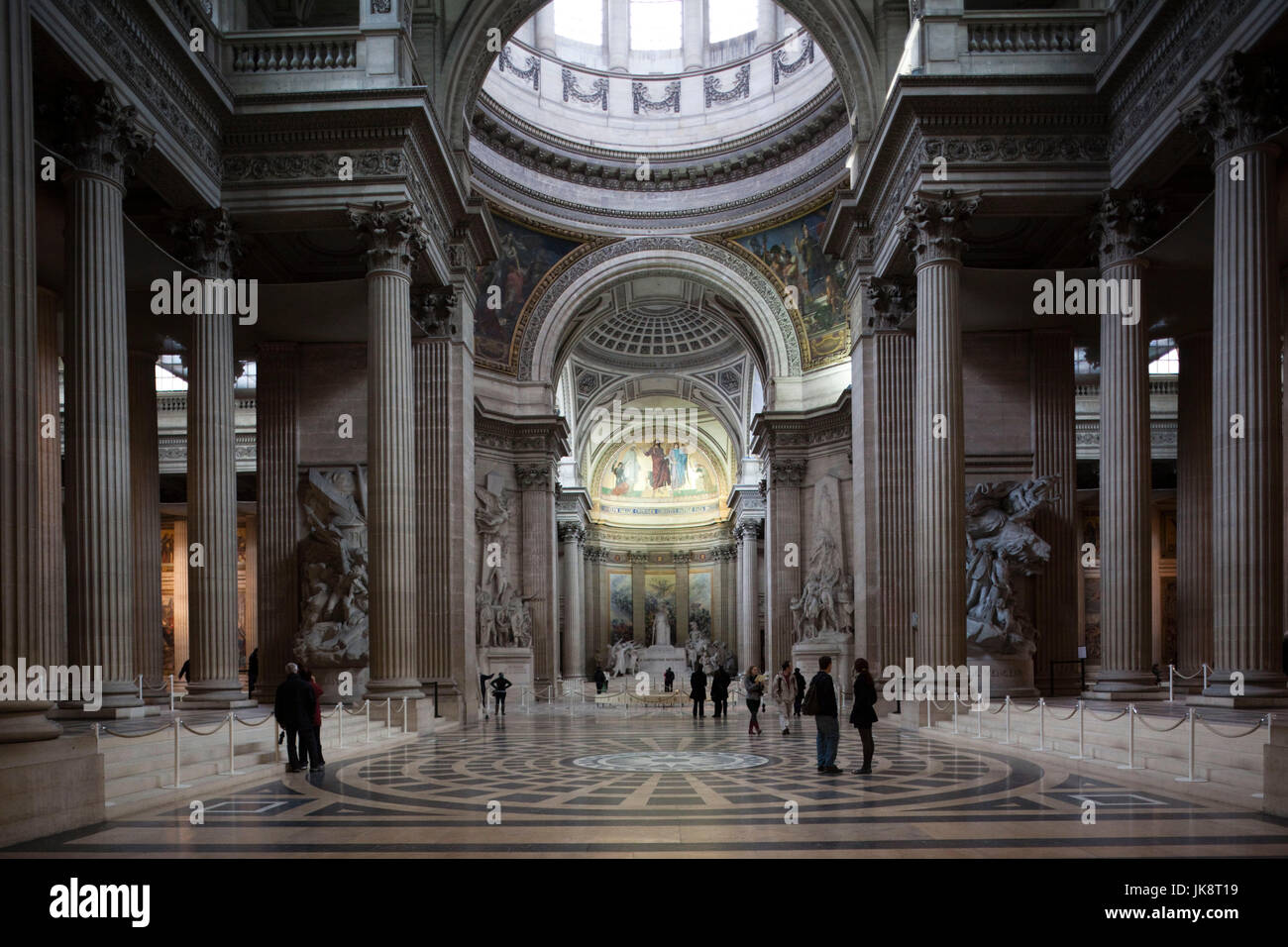 France, Paris, The Pantheon, interior Stock Photo - Alamy