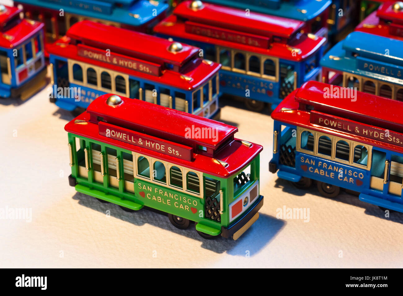 Miniature san francisco cable car toy hi-res stock photography and ...