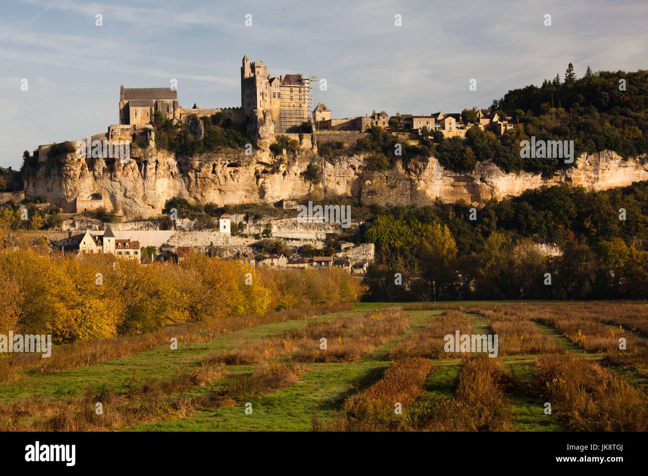 France, Aquitaine Region, Dordogne Department, Beynac-et-Cazenac, town ...