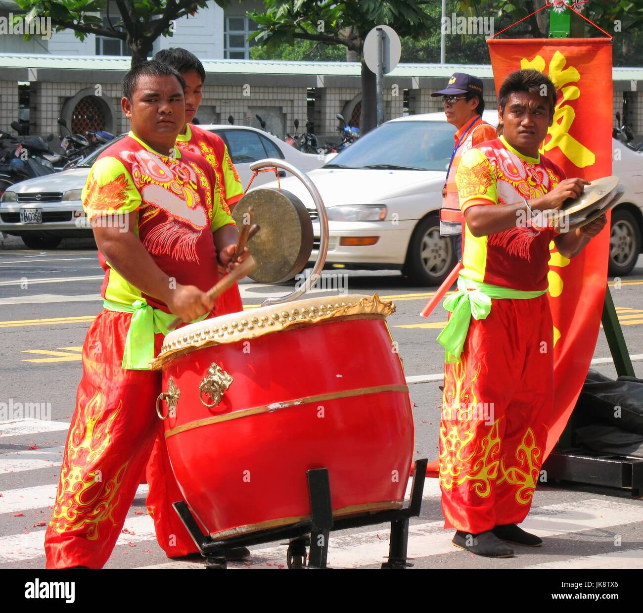 -- using various percussion instruments at a ceremony Stock Photo - Alamy